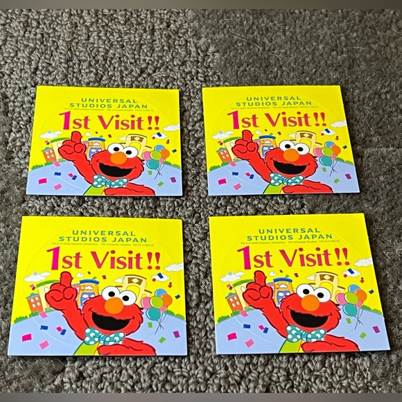 Universal | Design | Bundle Of 4 Universal Studios Japan Elmo St Visit ...